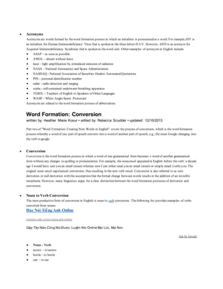 Word forming proccess coinage | DOCX