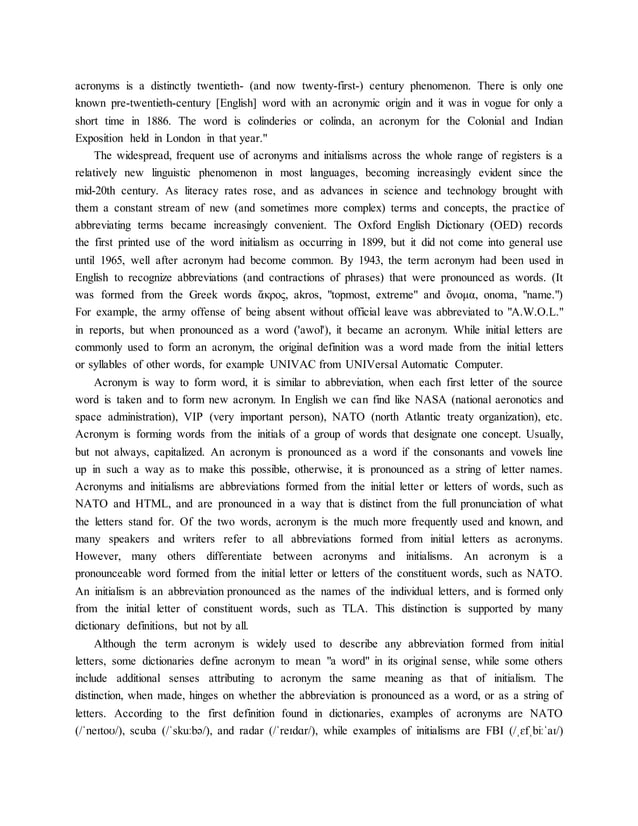 Word forming proccess coinage | DOCX | Chemistry | Science