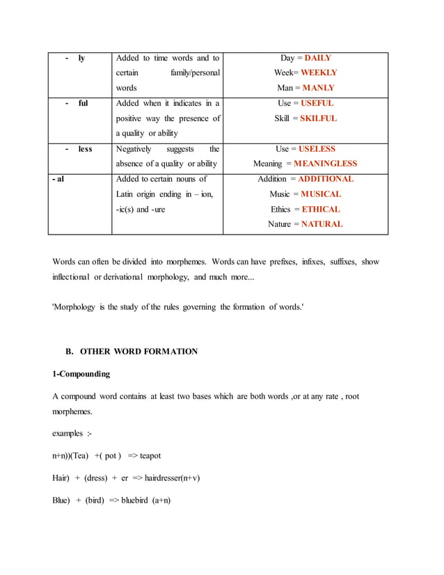 Word forming proccess coinage | DOCX | Chemistry | Science