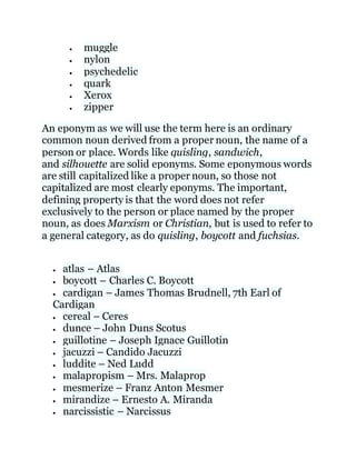 Word forming proccess coinage | DOCX