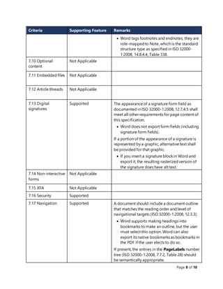 PDF/UA Support in Word 2016 | PDF