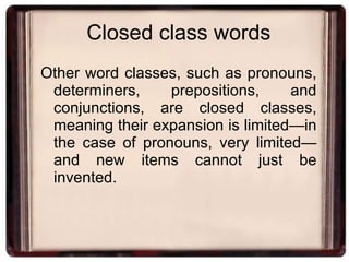 Word grammar | PPT
