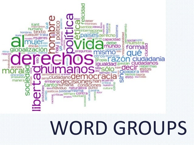 Word groups