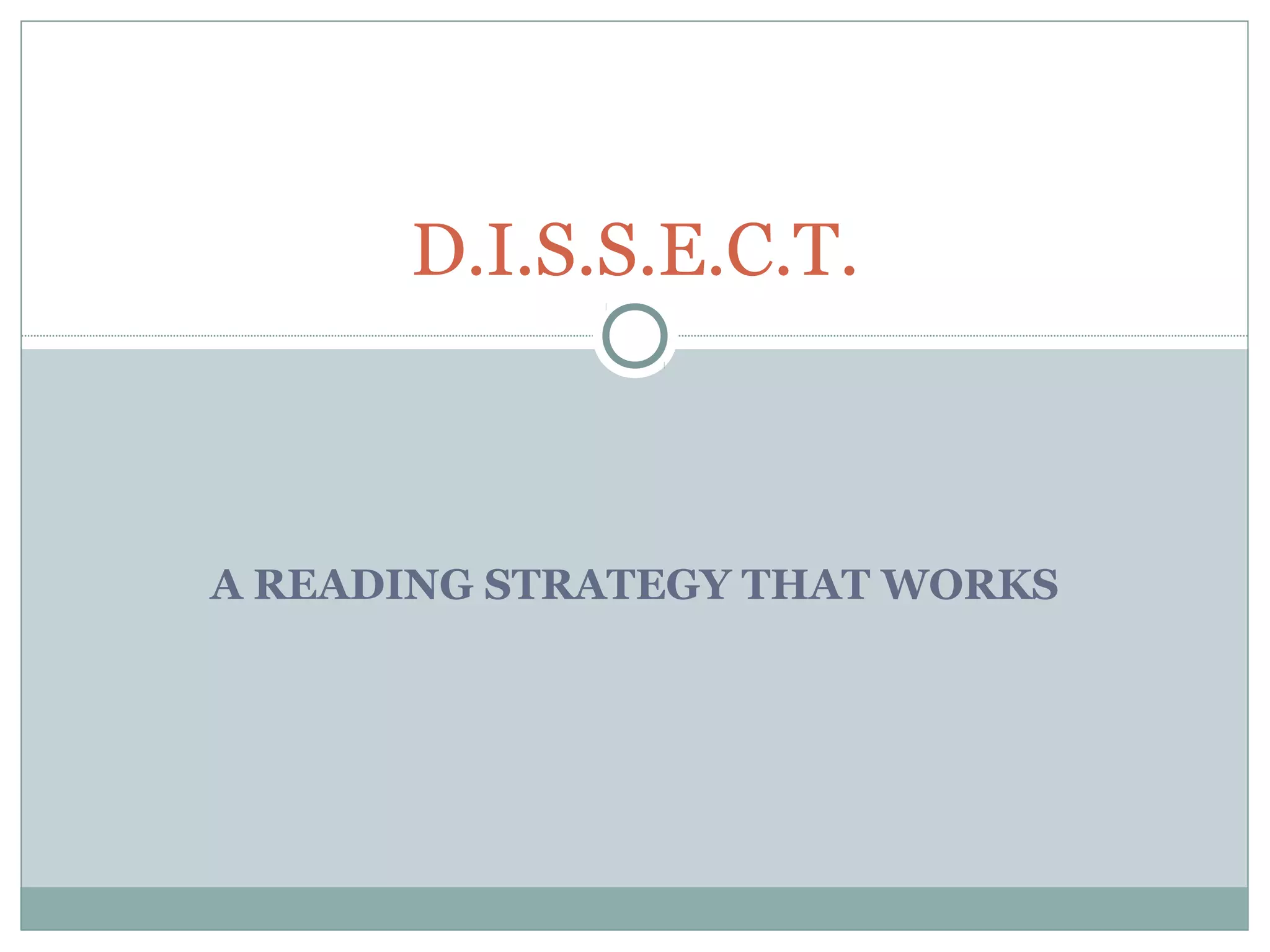 Word identification strategy dissect | PPT
