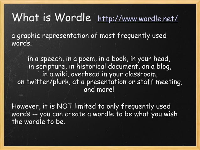 Wordle Ideas | PPT