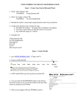 Wordle instructions | DOC