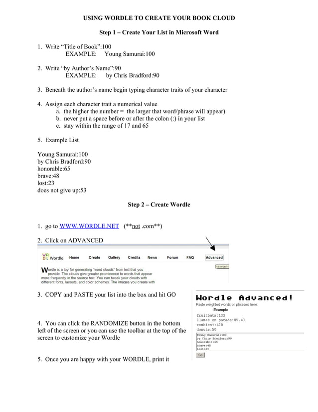 Wordle instructions | DOC