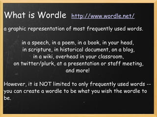 Wordle in the Classroom | PPT
