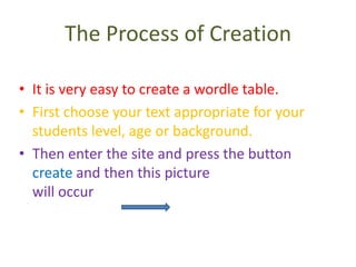 Wordle is a realy enjoyable tool | PPTX | Computing | Technology ...