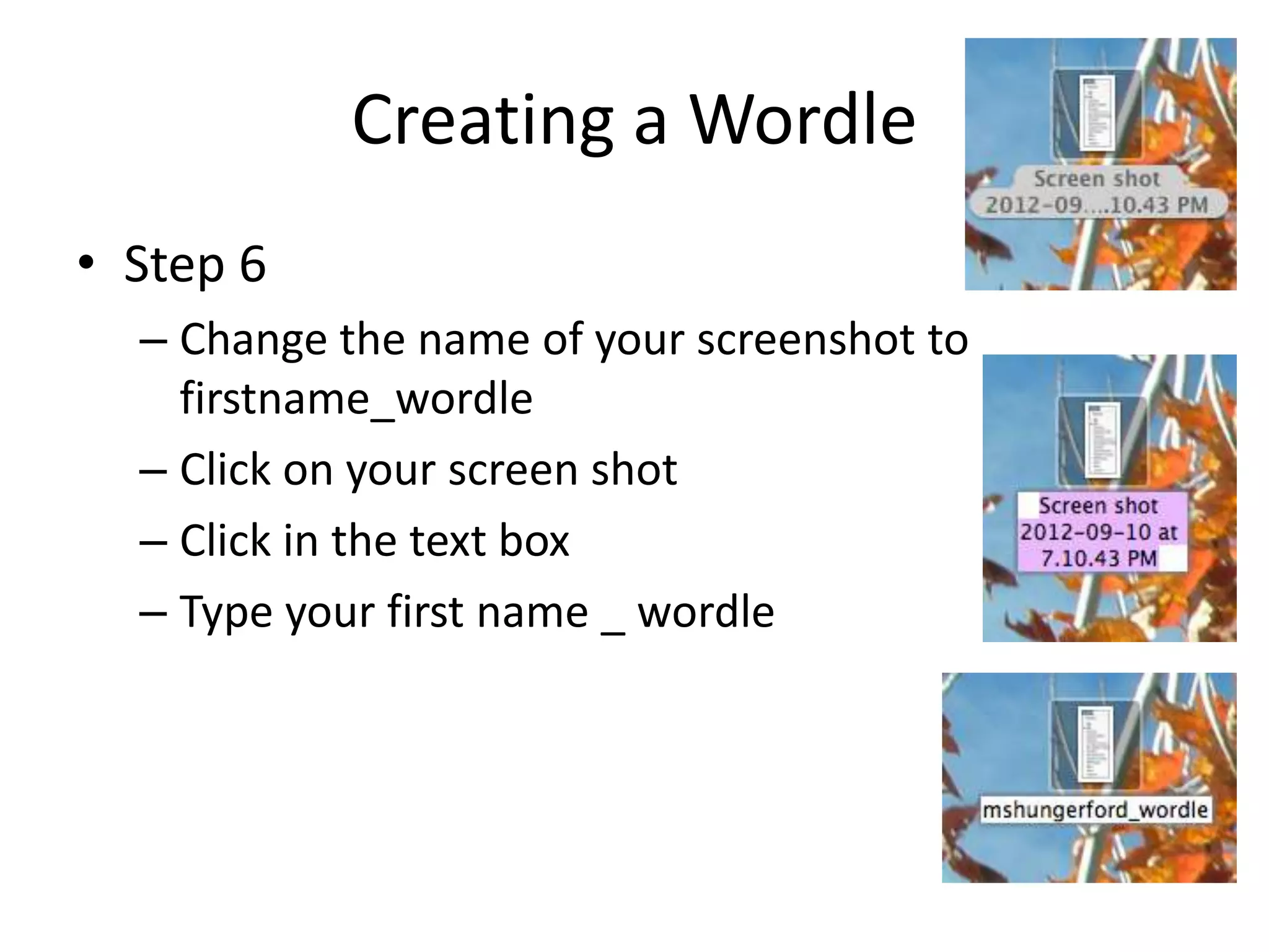 How to make a Wordle (Infante) | PPTX