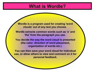 Wordle presentation updated | PPT