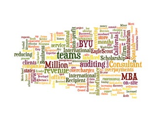 Wordle resume | PDF