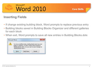 Word lesson 10 PowerPoint | PPT