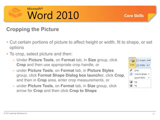 Word lesson 8 power point | PPTX