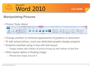Word lesson 8 power point | PPTX