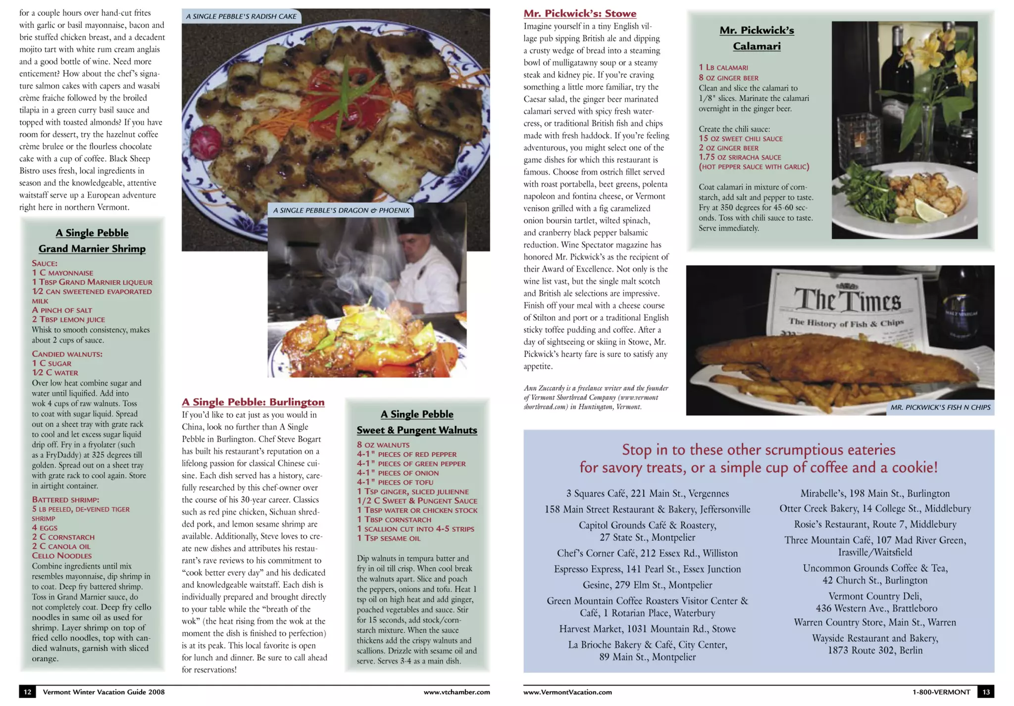 Vermont: Worldly Cuisine in a Rural State | PPT