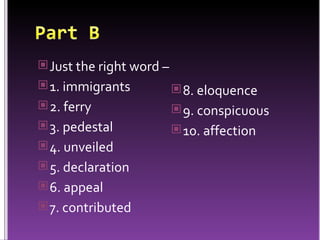 Wordly wise lesson 1 | PPT