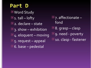 Wordly wise lesson 1 | PPT