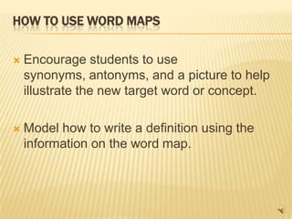 Wordmaps with narration | PPT