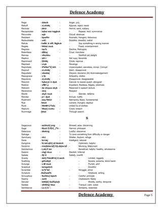 Word meanings | DOCX