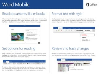 Microsoft Word Mobile | PPT