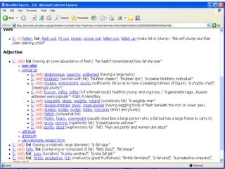 WORDNET: A Database of Lexical Relations | PPT