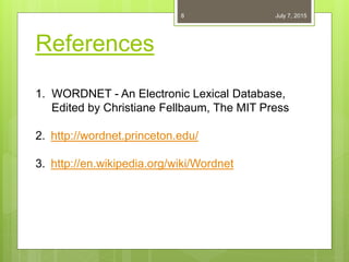 Wordnet | PPTX