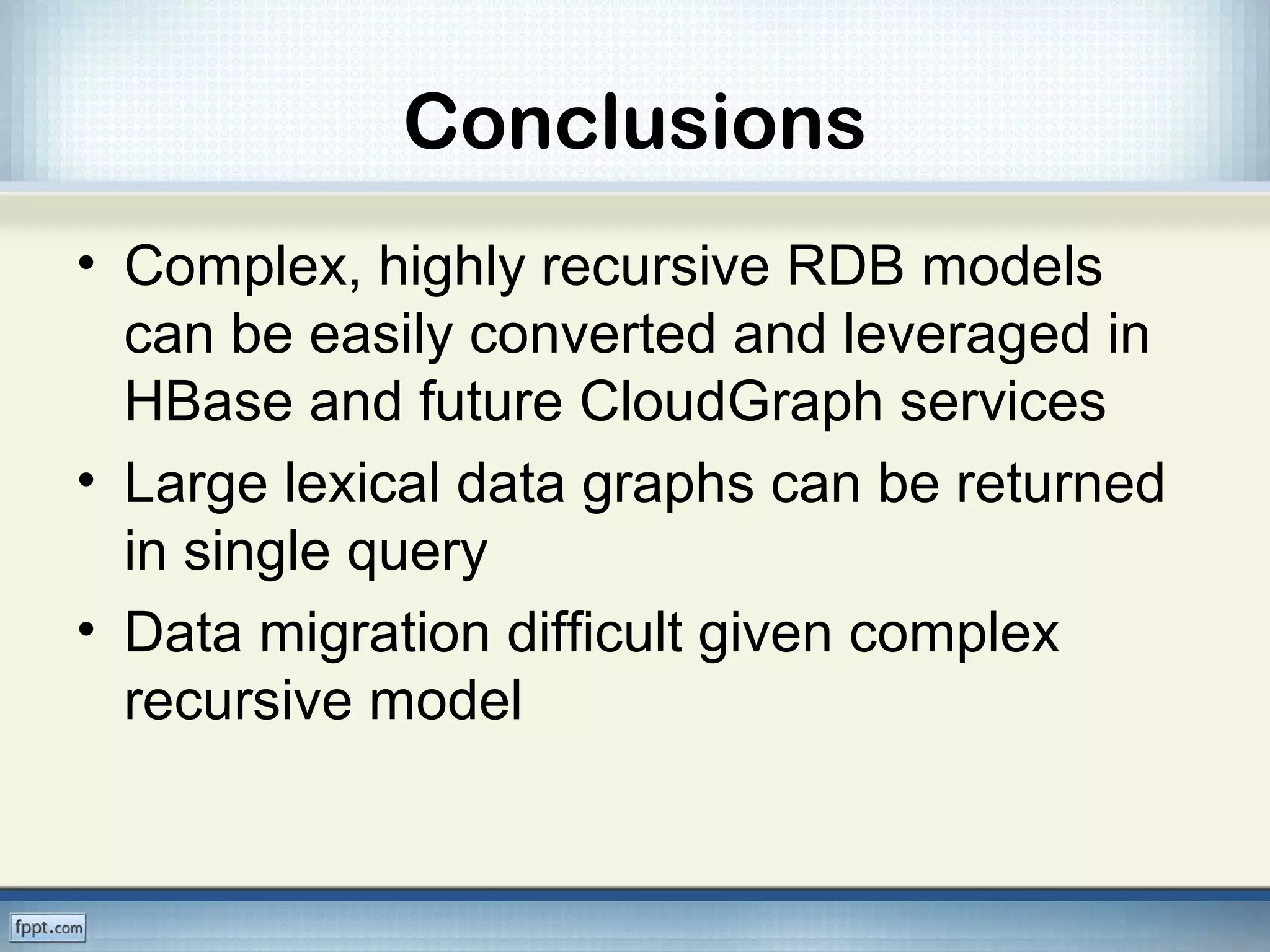 MySql to HBase in 5 Steps | PPT