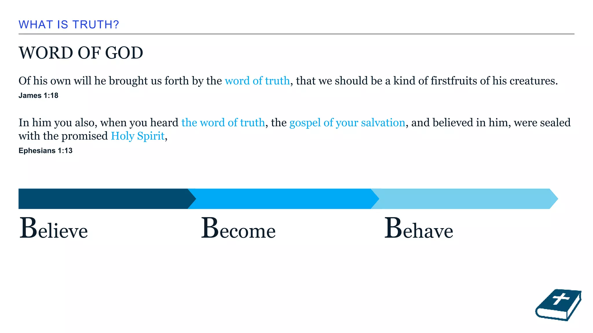 Word of God, Ultimate truth of the Scripture | PPT