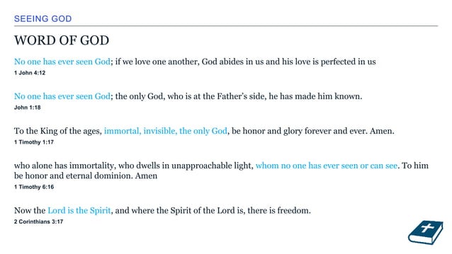 Word of God, Ultimate truth of the Scripture | PPT