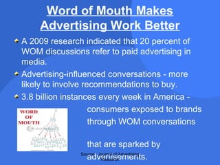 Word of mouth ppt | PPT