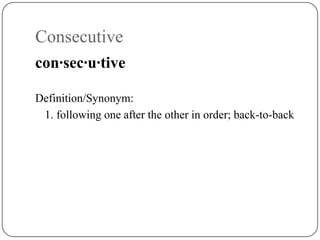 Word of the day | PPT