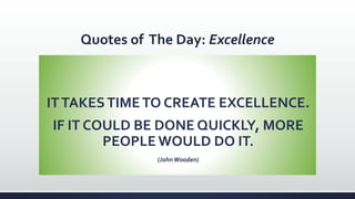 Word of the day: excellence | PPTX