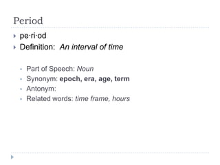 Word of the day 4 23-12 | PPTX | Physics | Science