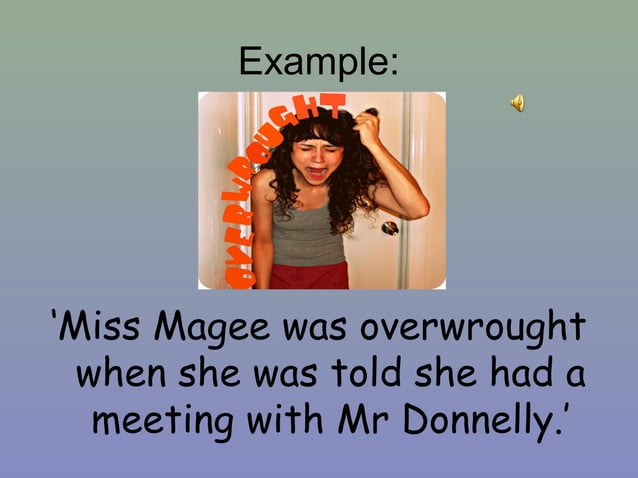 T3 Word of the week 5 overwrought | PPT