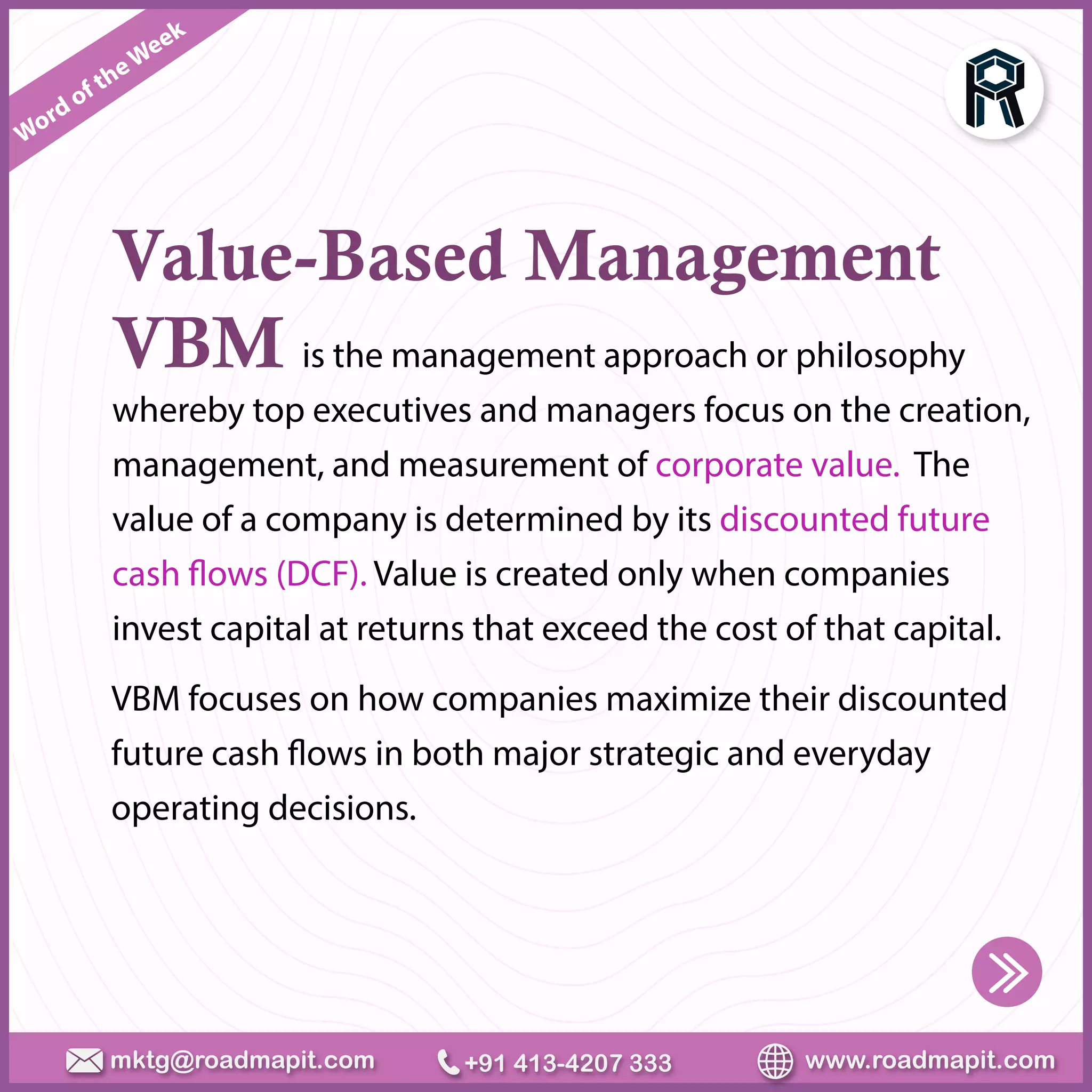 Value Based Management | PDF