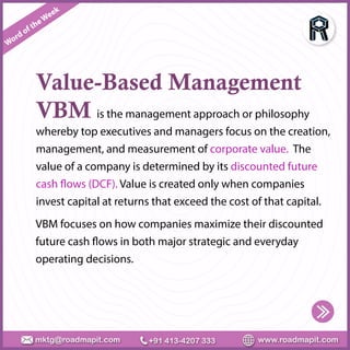 Value Based Management | PDF