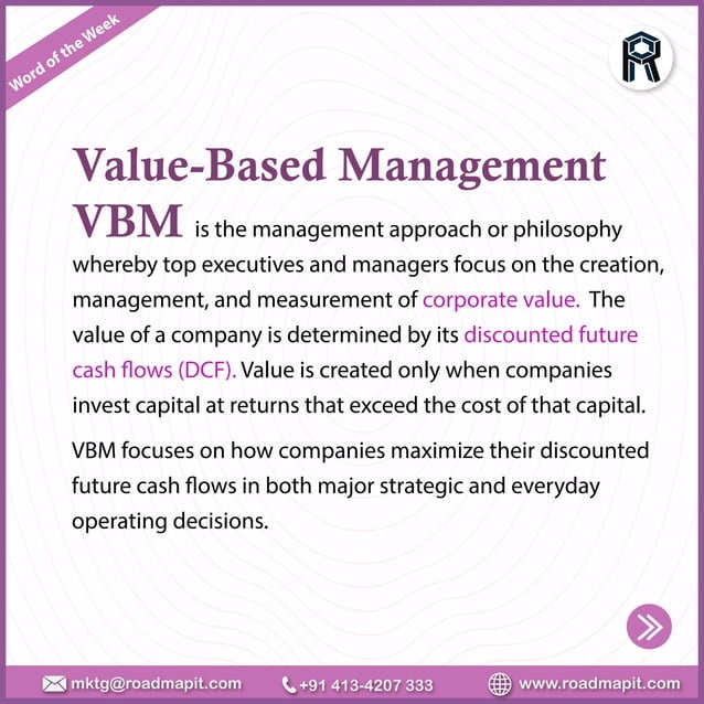 Value Based Management | PDF