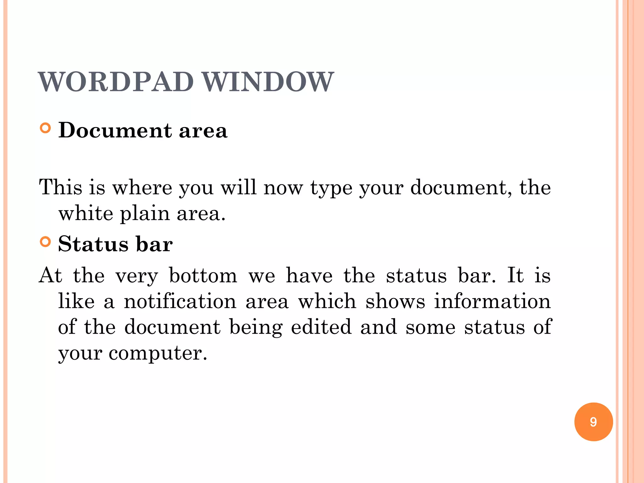 Word pad | PPT
