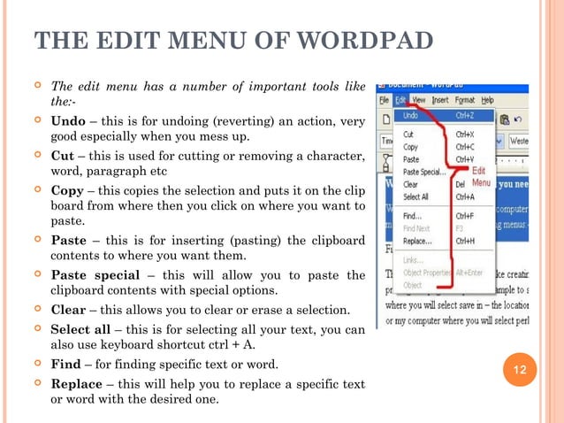 Word pad | PPT | Operating Systems | Computer Software and Applications