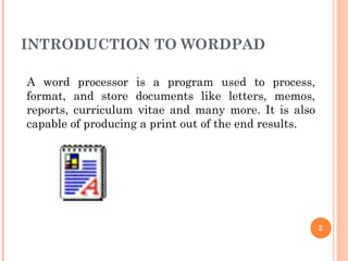 Word pad | PPT