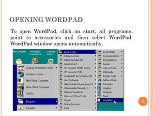 Word pad | PPT