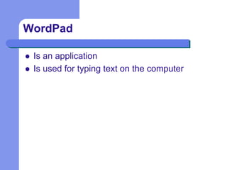 Wordpad | PPTX