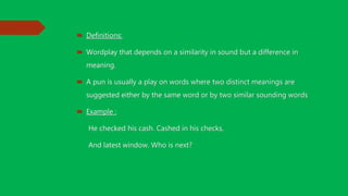 Wordplay in poetry | PPT