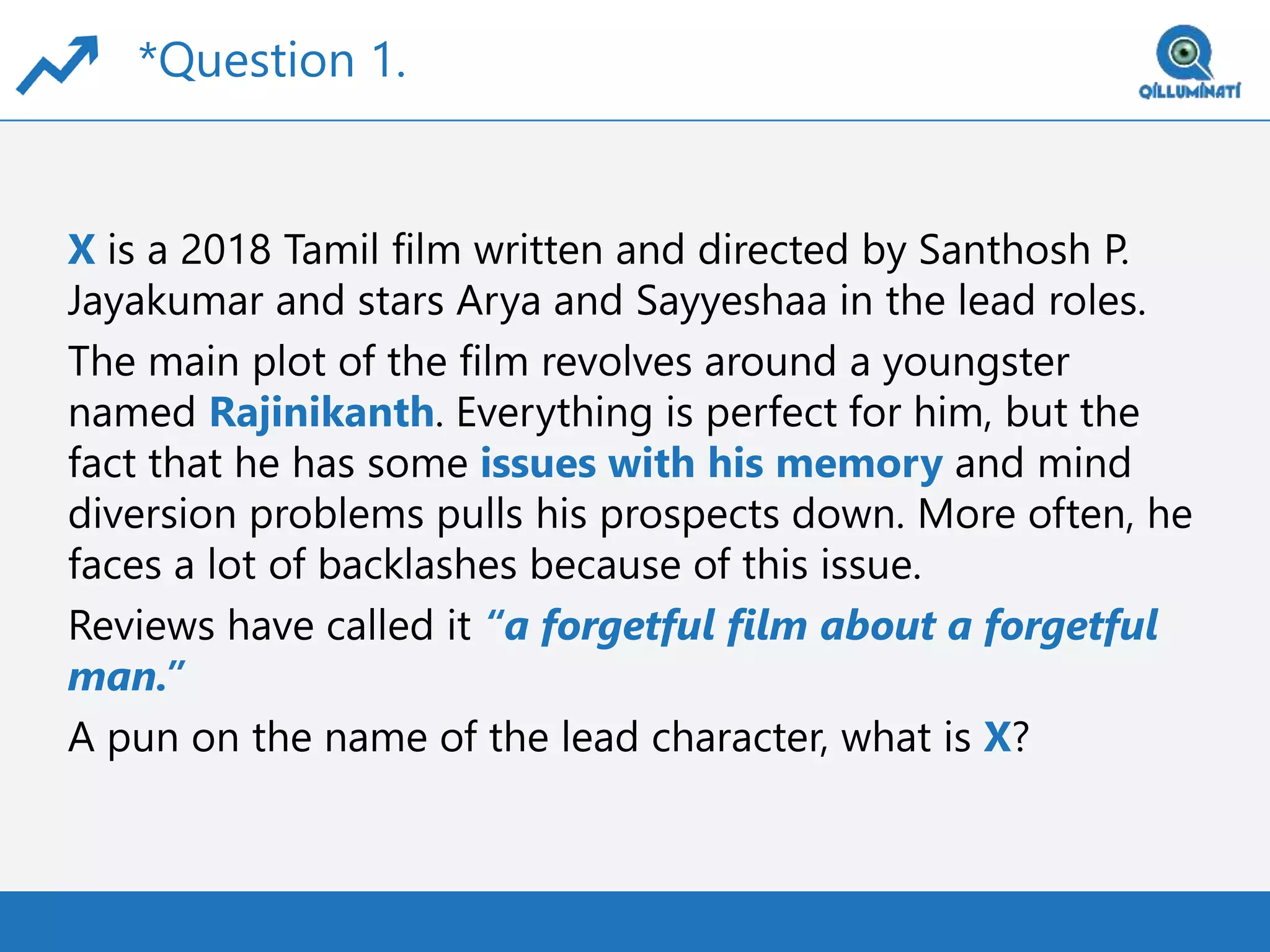 Wordgasm: The Wordplay Quiz | PPT