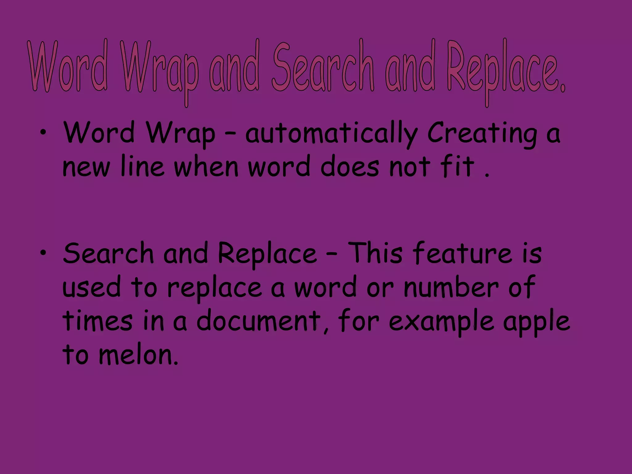 Word Processing Ppt Free Download
