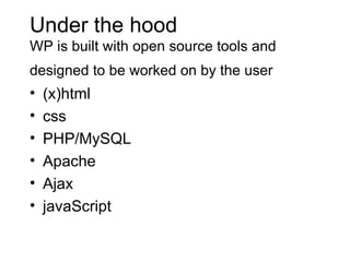 Should You Wordpress? | PPT