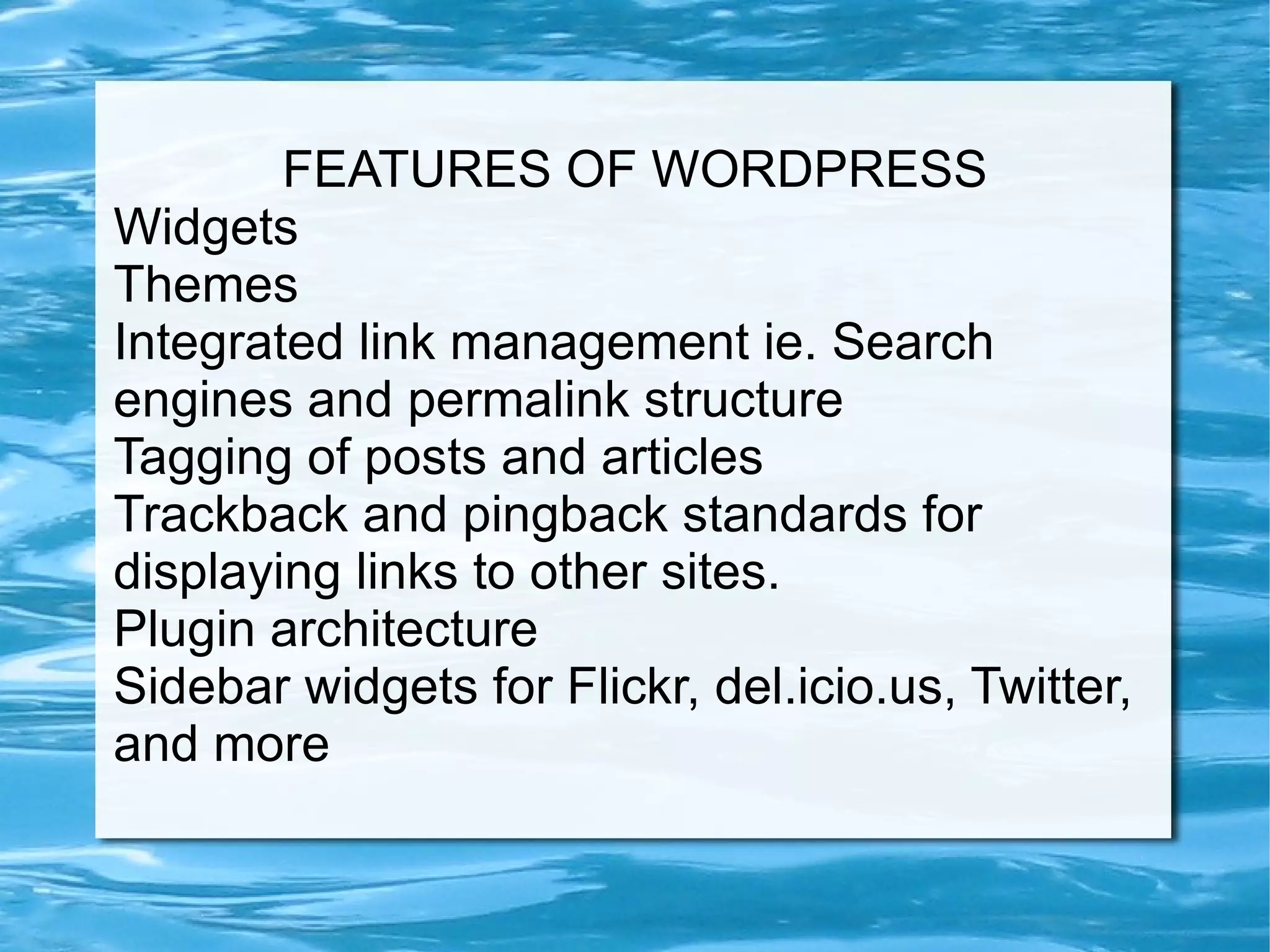 Wordpress | ODP