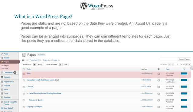 Wordpress 101 - The Basics by Jack Davenport | PDF | Web Development | Internet