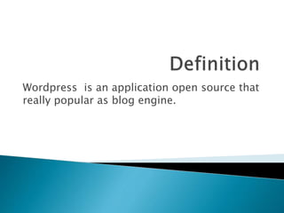 Wordpress | PPT